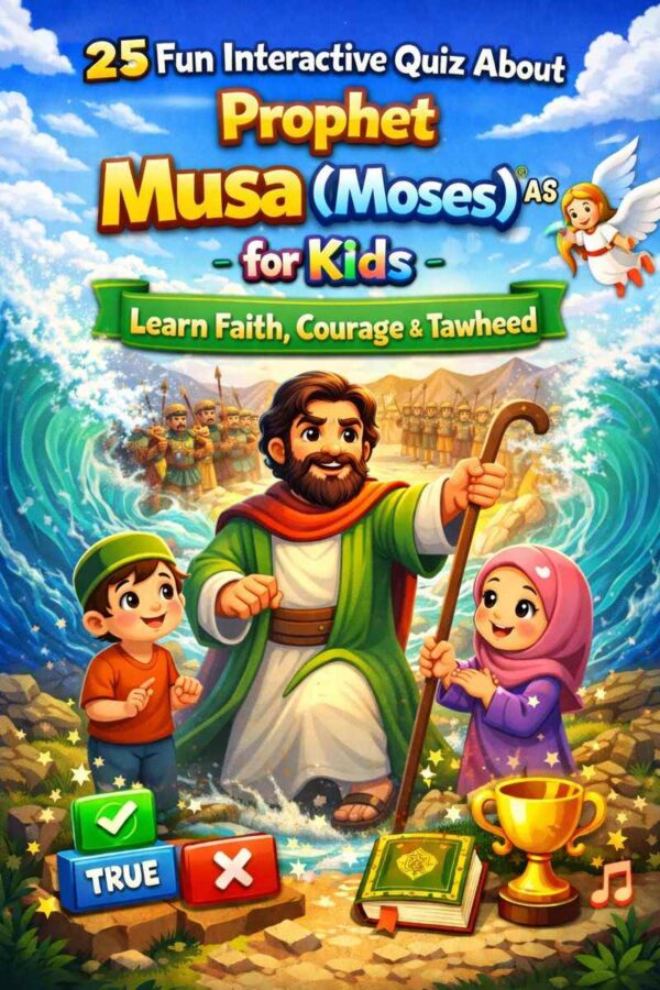 25 Fun Interactive Quiz About Prophet Musa (Moses) AS for Kids | Learn ...